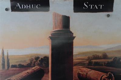 Tableau de loge Adhuc Stat pour scribe franc maçon - jakin-boaz.net